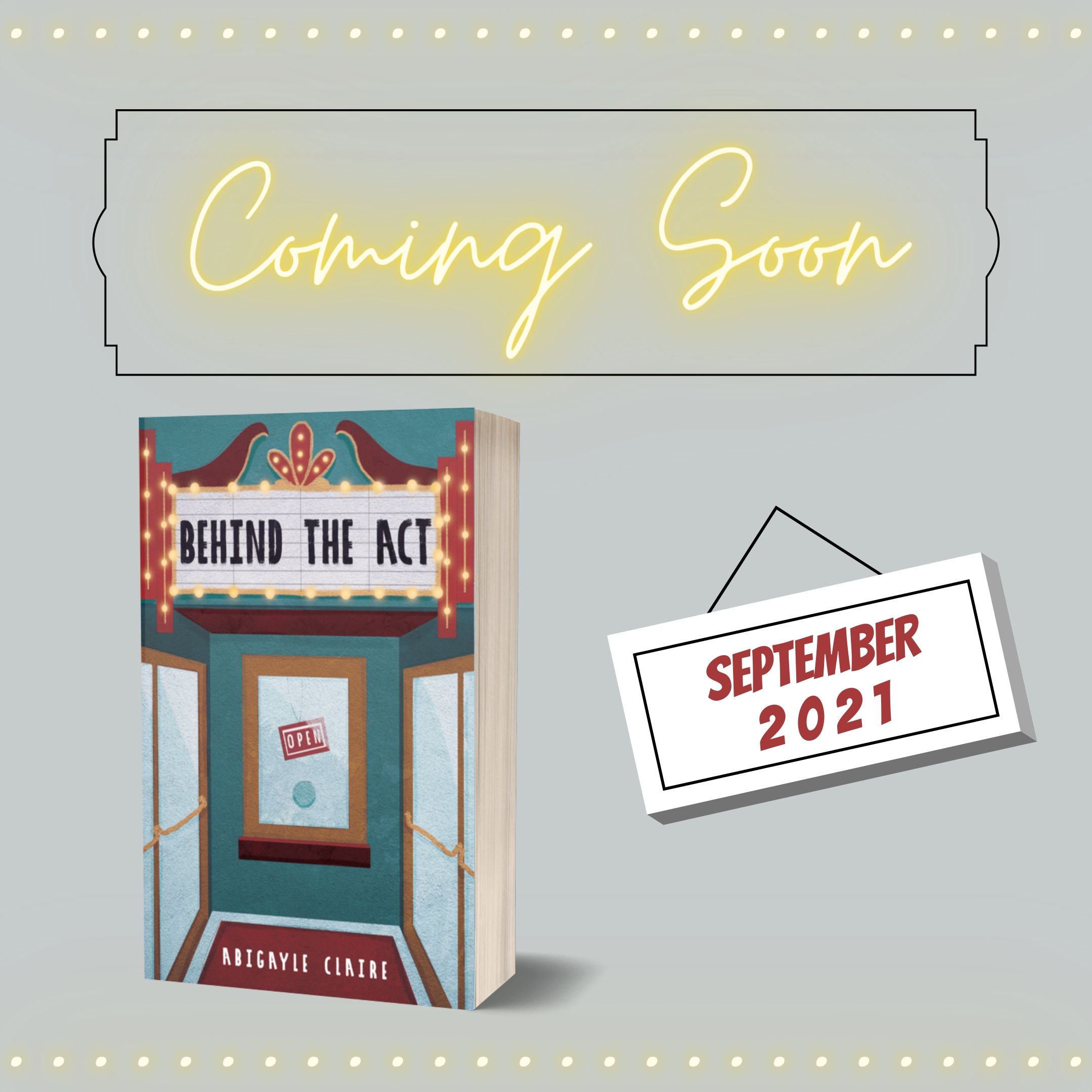 Behind The Act Cover Reveal & Release Date – The Long Voyage